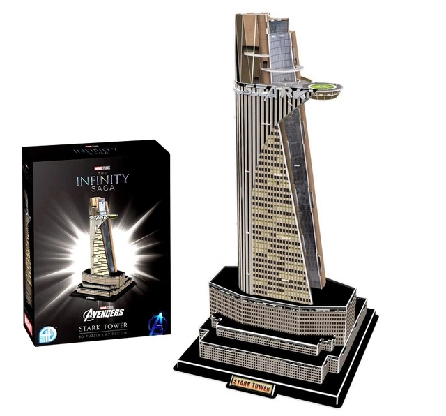 AVENGERS THE INFINITY Saga Marvel Stark Tower 3D Puzzle 4d Cityscape ...