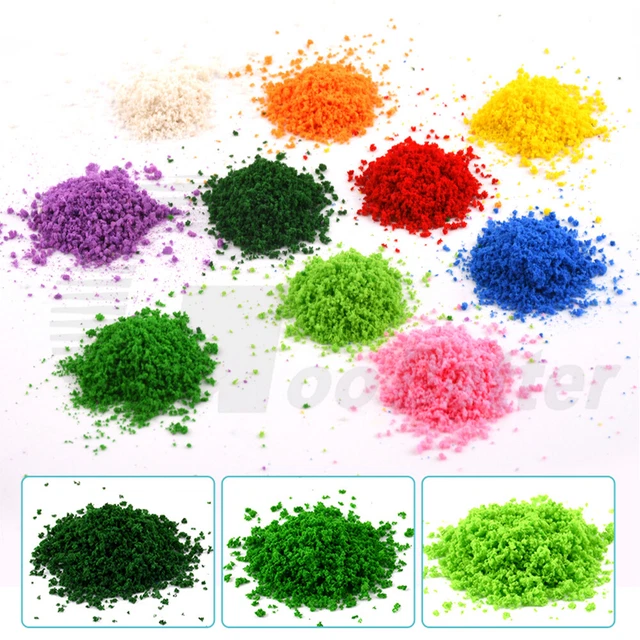 STATIC TREE FOLIAGE Powder Model Scatter Flock Wargame Scenery Multi ...