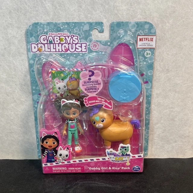 GABBYS DOLLHOUSE FIGURE Pack Gabby Girl & Kico Pack Cat Adventures New ...