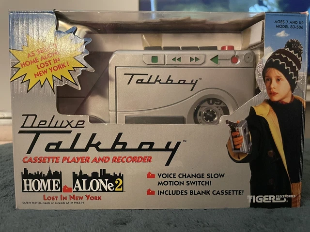 HOME ALONE 2 Talkboy In Original Box W/Cassettes, Tiger Electronics NM ...