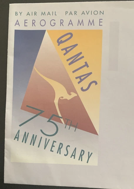 AUSTRALIAN AEROGRAMME 1995 75th Anniversary Qantas $2.99 - PicClick AU