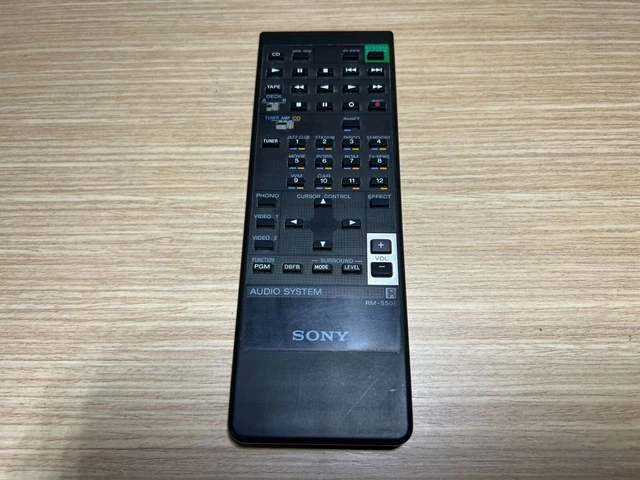 SONY AUDIO SYSTEM RM-S505 (control remote for LBT-D505 , TA-D505 , CDP ...