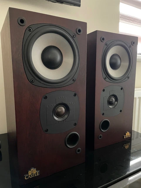 CASTLE ISIS BOOKSHELF Speakers (PAIR) £134.84 - PicClick UK