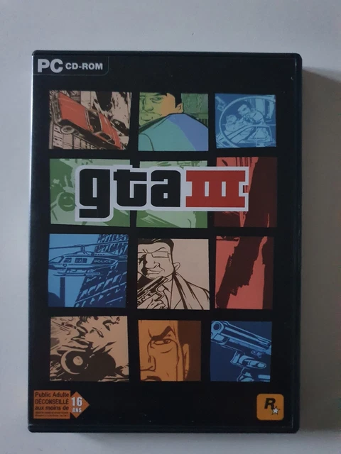 GRAND THEFT AUTO III GTA 3 jeu pc complet avec les 2 cd le livret et la ...