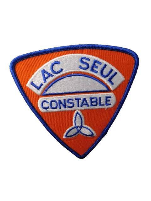 LAC SEUL FIRST Nations Police Constable Vintage Patch Shoulder Bc ...