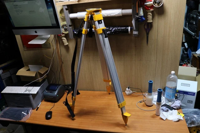 DEWALT DW0737 HEAVY duty laser dumpy level construction 5/8 tripod 60 ...