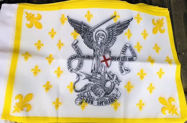 DRAPEAU FRANÇAIS royaume de france royal roi fleur de lys flag Saint ...