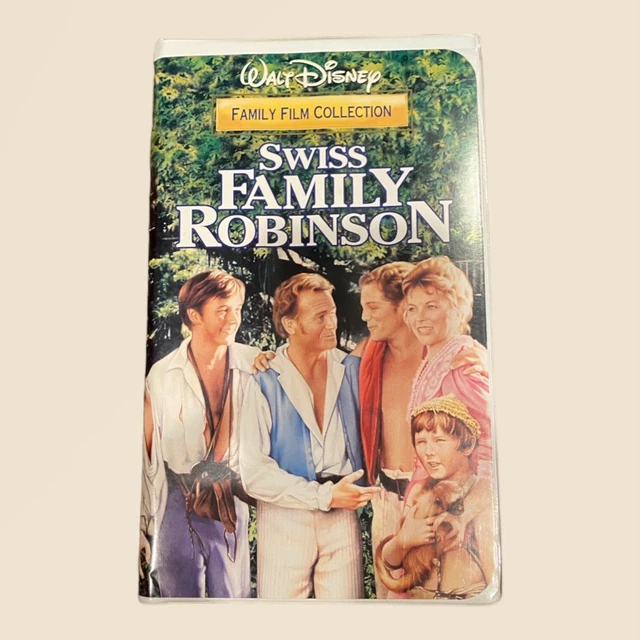 WALT DISNEY FAMILY Film Collection: Swiss Family Robinson (VHS, 1992 ...