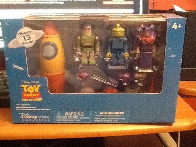 DISNEY STORE EXCLUSIVE Toy Story Buzz Lightyear Mega Minis Action Pack ...