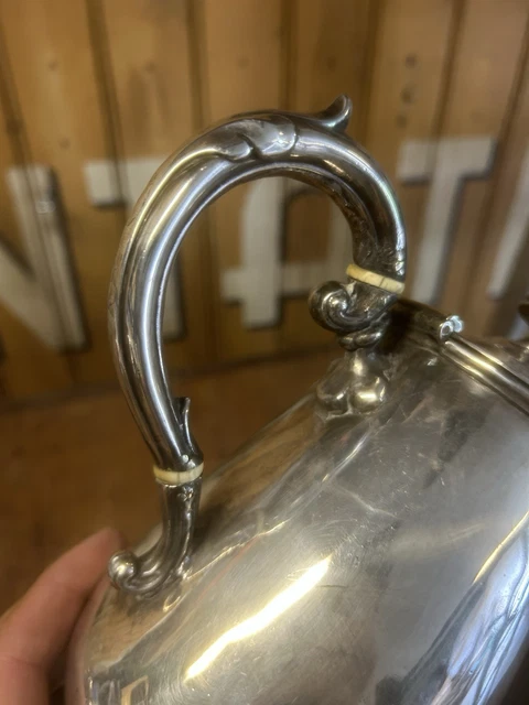 500GR ARGENT MASSIF Pot Théière Poinçon Fleur de Lys Solid Silver EUR ...