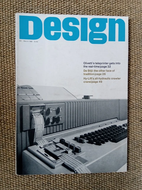 DESIGN MAGAZINE MARCH 1968 £9.99 - PicClick UK