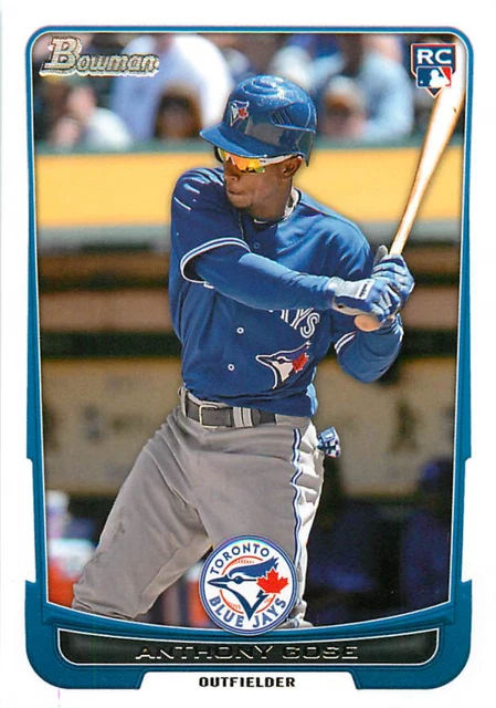 2012 (BLUE JAYS) Bowman Draft #52 Anthony Gose Rookie Card EUR 1,87 ...