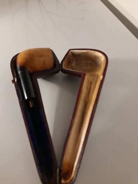 FOURNEAU DE PIPE En Ecume Véritable Médaille D'or 1878 Dans Son Ecrin ...