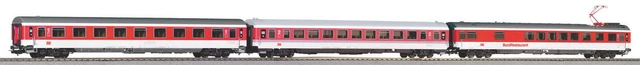 PIKO 58248 SET 3 Personenwagen IC 602 Gorch Fock Bordrestaurant mit ...