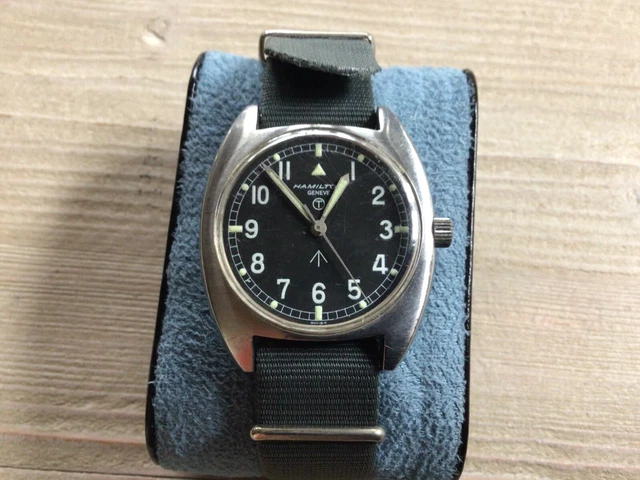 RAF HAMILTON GENEVE 6bb Military Watch GWO all Original 1974 £593.22 ...