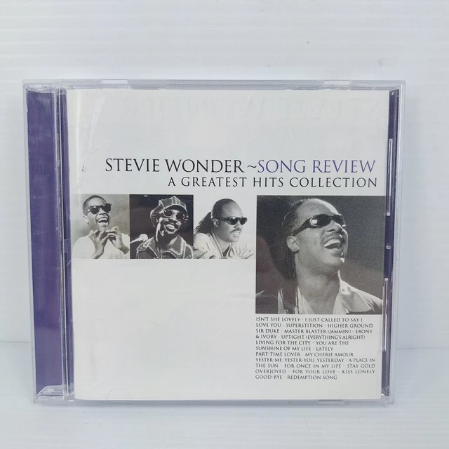 SONG REVIEW: A Greatest Hits Collection by Stevie Wonder - MUSIC CD OZ ...