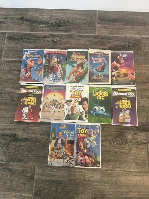 (12) LOT VINTAGE VHS Walt Disney Children Family Classic Movies ...