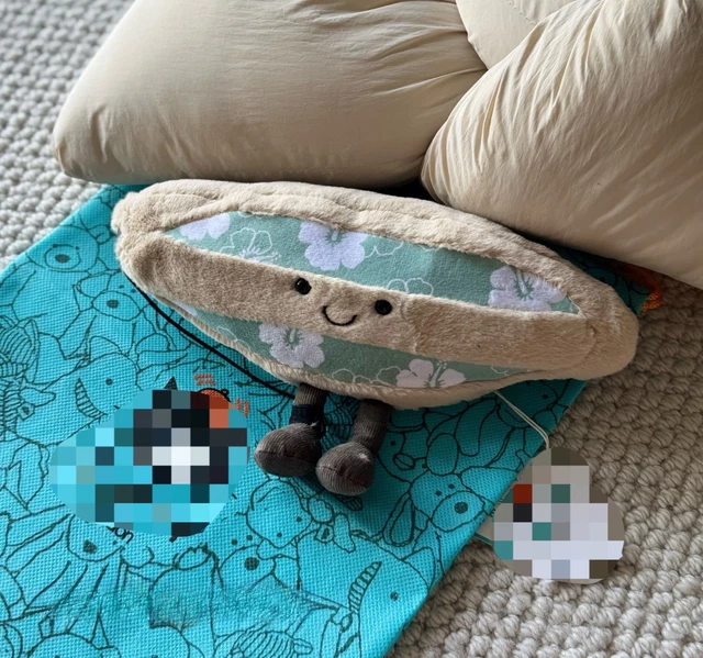 JELLYCAT BRAND NEW Rare Surfboard Plush Doll with Tag and Dust Bag ...
