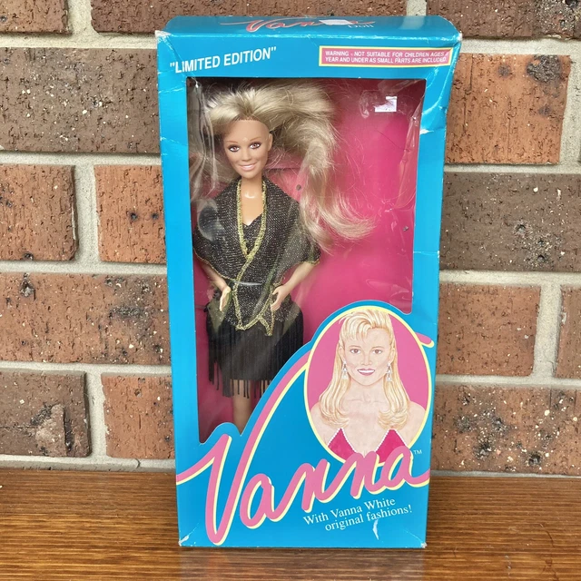 VINTAGE 1990 VANNA White Doll USA Wheel of Fortune Barbie Toy Limited ...