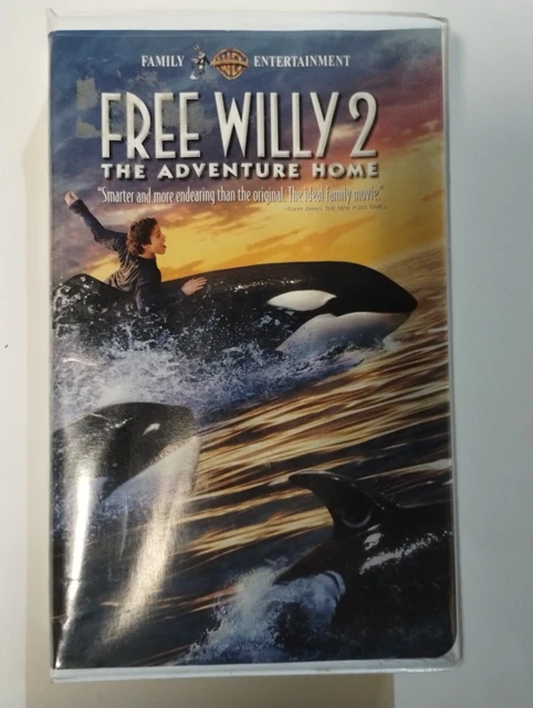 FREE WILLY 2: The Adventure Home (VHS, 1995, Clam Shell) £6.44 ...