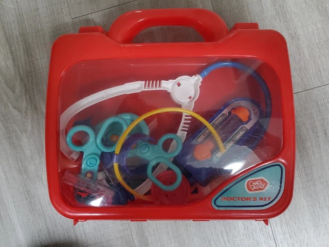 CHAD VALLEY CARRY case and Doctor Nurse Set Stethoscope Toy Bundle 3-4 ...