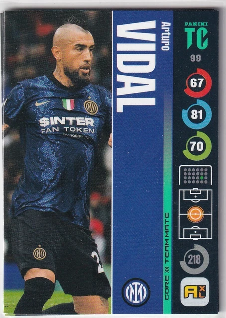 PANINI 2022 HAUT Class Trading Card Carte Numéro 99 Arturo Vidal EUR 1 ...