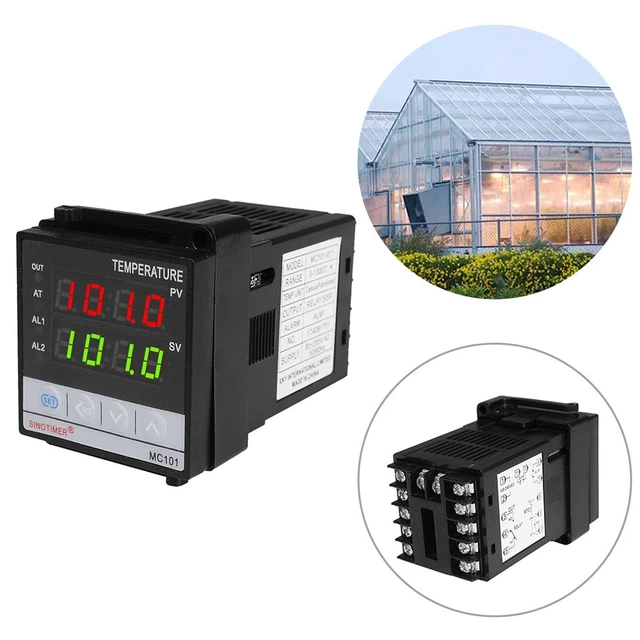 LCD DIGITAL DUAL PID Temperature Controller Thermostat Resistor ...