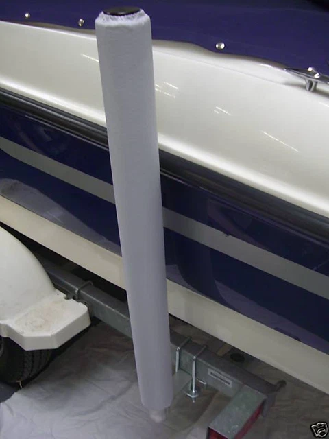 FLOATEM POLES BOAT trailer guide pole docking arms with White cushions ...