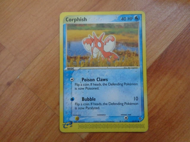 COMMON CORPHISH 52/97 Ex Dragon Set Carte Pokémon EUR 1,73 - PicClick FR