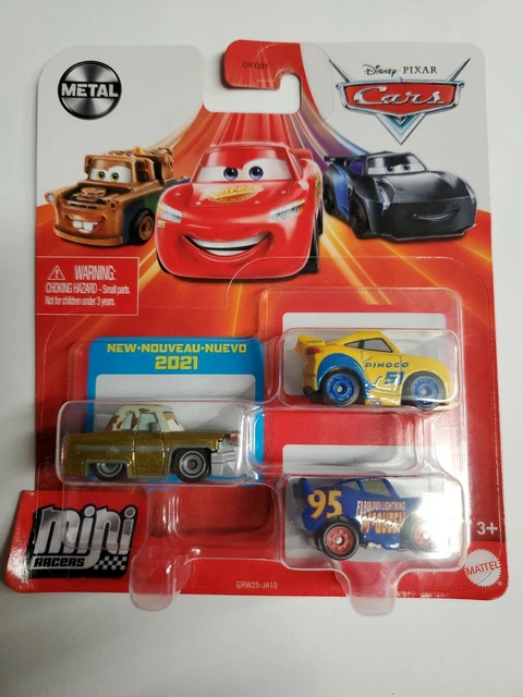 DISNEY PIXAR CARS Mini Racers TEX DINOCO 2021 Die Cast Fabulous McQueen ...