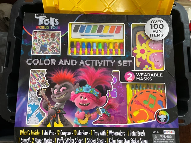 TROLLS WORLD TOUR color and activity set $15.60 - PicClick
