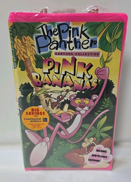 THE PINK PANTHER Cartoon Collection PINK BANANAS VHS VIDEO MOVIE NEW ...