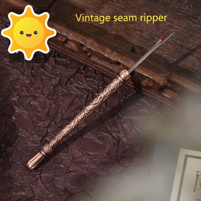 VINTAGE LOOK SMALL Seam Rippers Stitch Unpick Quick Unpick Sewing Tool ...