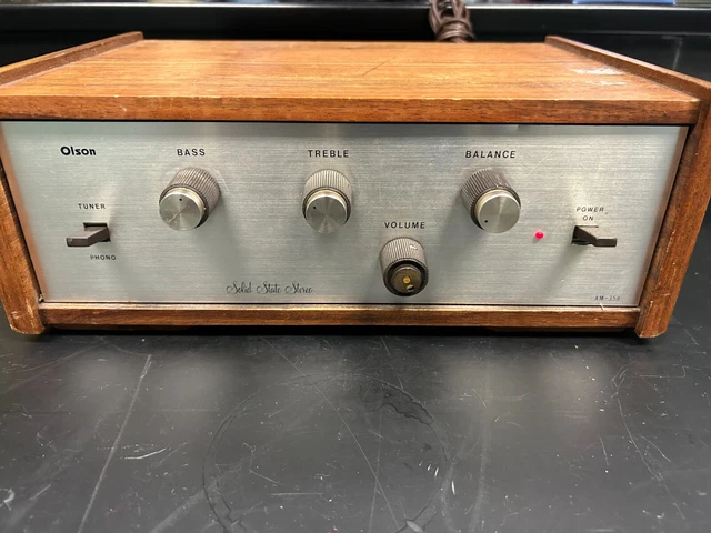 VINTAGE OLSON SOLID State Stereo 30W Amplifier Model Am-358 £31.20 ...