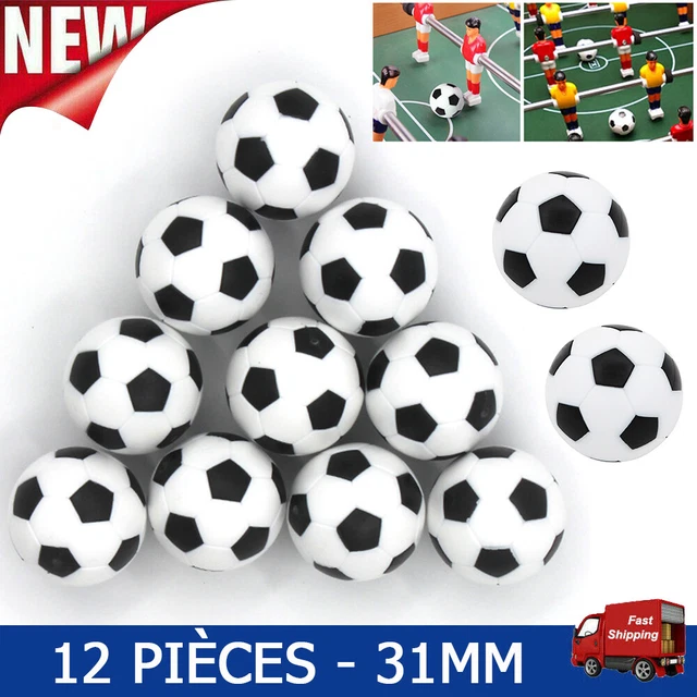 12 PIÈCES 31MM Balles de table balle rechange baby-foot mini Foosball ...