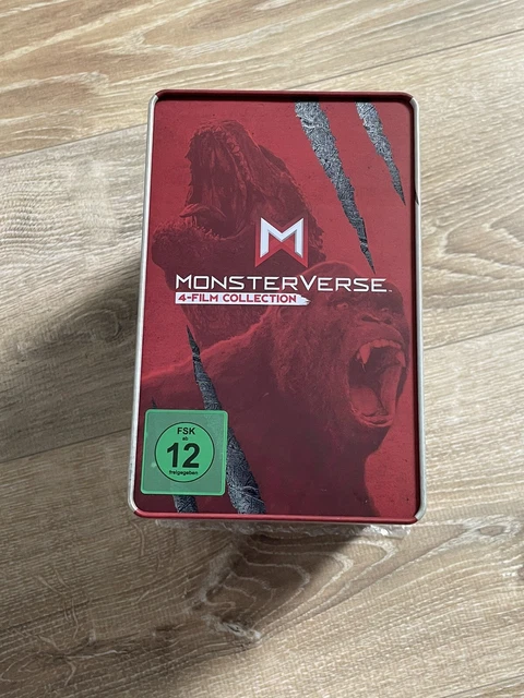 GODZILLA MONSTERVERSE 4 Film Collection 4K UHD + Blu Ray Box aus ...
