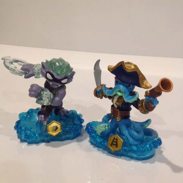SKYLANDERS SWAPFORCE SWAPPABLE figures wash buckler & Freeze Blade ...