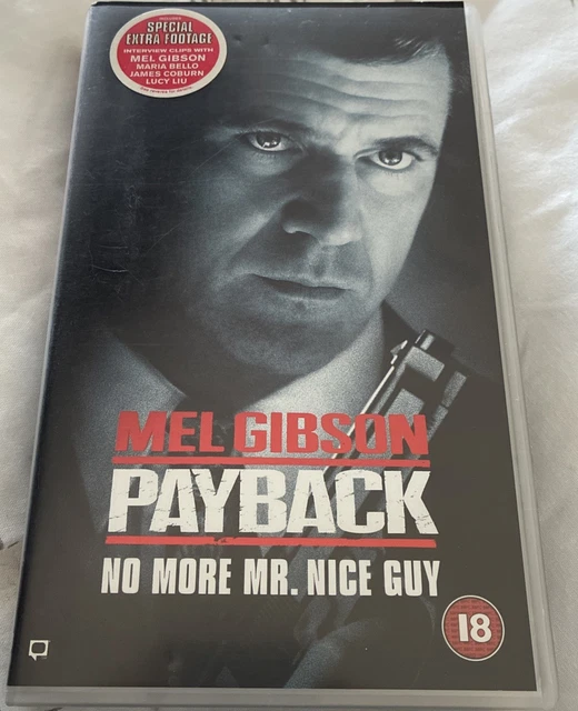 PAYBACK VHS VIDEO Tape Mel Gibson Neo Noir Action Thriller £5.98 ...