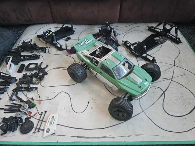 RC TRUCK HPI Nitro Rush Evo Roller And Parts £99.52 - PicClick UK