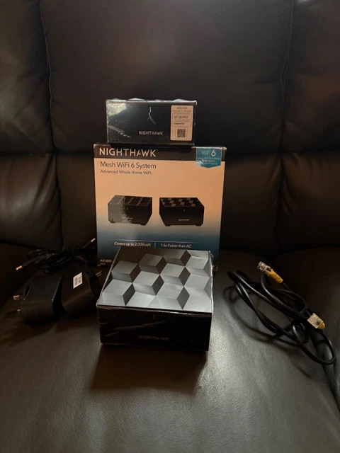 NETGEAR NIGHTHAWK MESH WiFi 6 MR60 Router & MS60 Satellite £3.21 ...