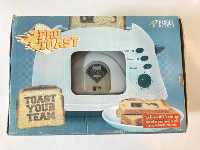 NEW! PANGEA BRAND Toaster Philadelphia Phillies Pro Toast MLB logo on ...