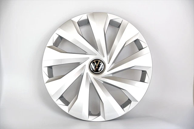 GENUINE VOLKSWAGEN Wheel Trim 15 Inch Steel Rim Hub Cap Silver ...