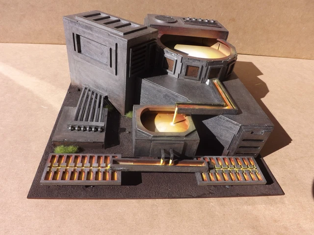 INGOT FACTORY SCENERY terrain wargame Infinity wargaming building table ...
