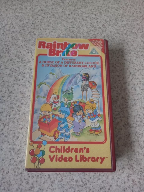 RAINBOW BRITE VHS PAL UK Video Tape Bundle 1988 CHILDREN'S VIDEO ...