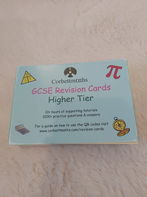 GCSE MATHS REVISION Cards Higher Tier £7.50 - PicClick UK