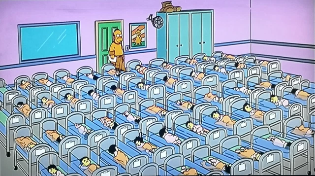 THE SIMPSONS BACKGROUND Production Drawing Cel Animation Show Art Rough ...