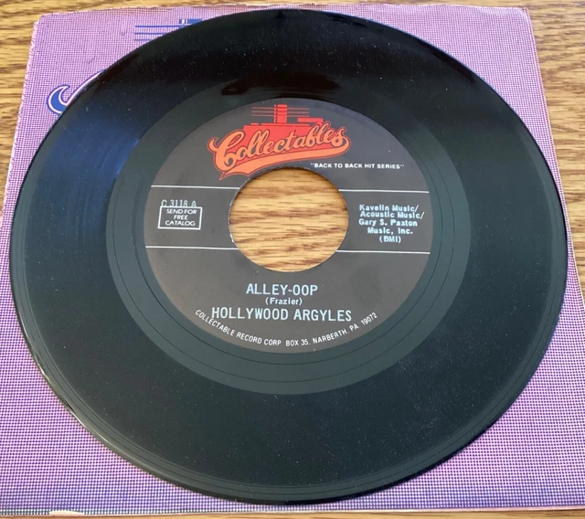 HOLLYWOOD ARGYLES « Alley-Oop » & The Castaways « Liar, Liar » 7 » 45 ...