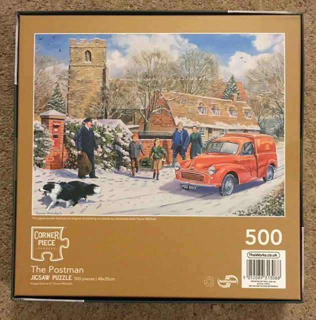 CORNER PIECE THE Postman Jigsaw Puzzle - 500 Pieces - New and Sealed. £ ...