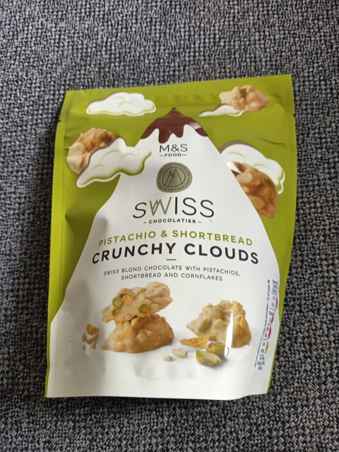 2 X M&S Pistachio and Shortbread Crunchy Clouds 140g Marks TikTok FB New 2025 £16.11 - PicClick UK