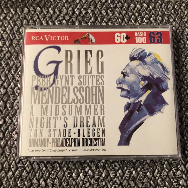 RCA VICTOR BASIC 100 Series: No. 63: Edvard Grieg Peer Gynt Suites (CD ...